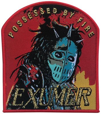 EXUMER - Possessed By Fire - Red Border - 11,1 x 9,8 cm - Patch-169628